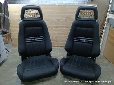 RECARO LX B Pair JDM Authentic Recaro Reupholstered Synthetic Leather ...