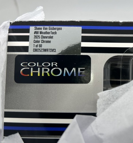 2025 Shane Van Gisbergen #88 WeatherTech 1 Of 60 Color Chrome SVG Red ...