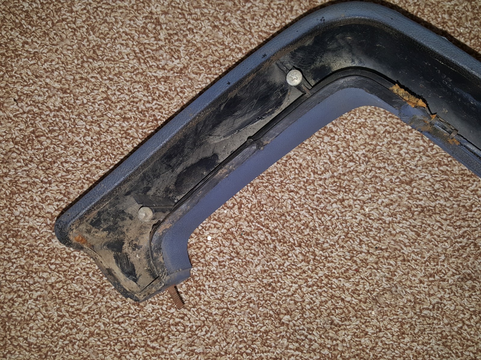 1971 72 73 74 AMC AMX Javelin SST Outer Dash Pad Extension OEM Blue | eBay