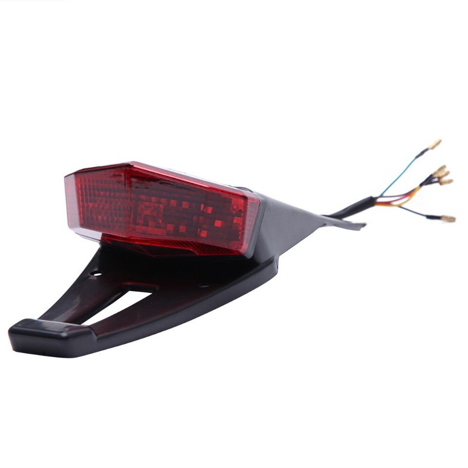 Enduro Dirt Bike LED Rear Fender Brake Tail Light Flowing Turn Signals ...