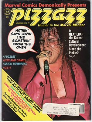 PIZZAZZ Marvel Magazine #14 1978 MEAT LOAF c Comics STAR WARS John ...