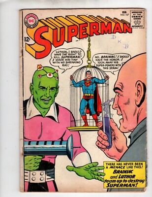 DC Comics Superman Volume 1 Book #167 February 1964 Mid Lower Grade | eBay
