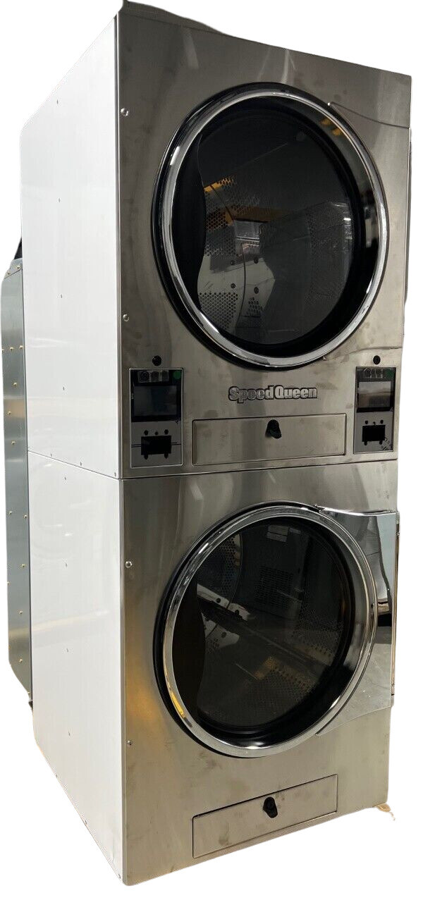 Speed Queen STT30N 30Lb Stack Dryer Gas 120V 60Hz Card Operated - White ...