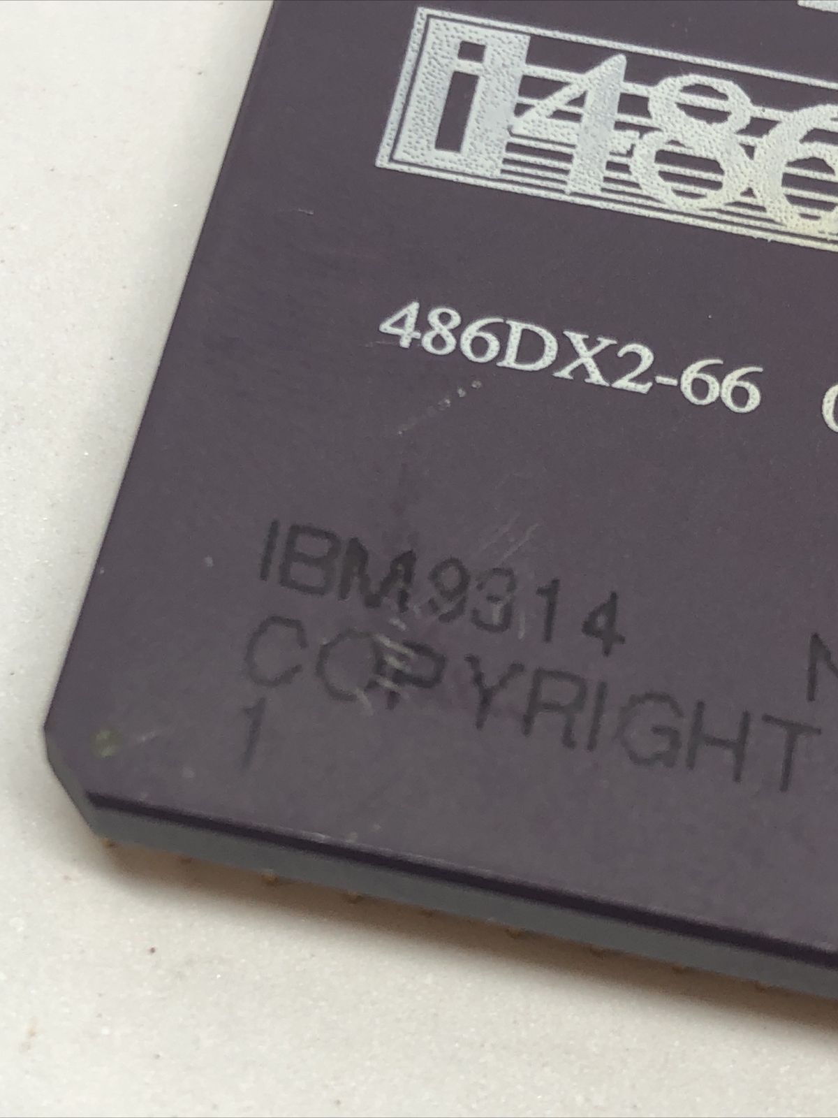 IBM 03H4939 Intel 486 DX2-66MHz 80486DX2-66 Vintage Ceramic CPU ES PQ ...