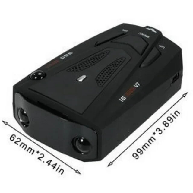 Best Laser & Camera Radar Detector Cop Cars Police Scanner Real Kit 360 ...