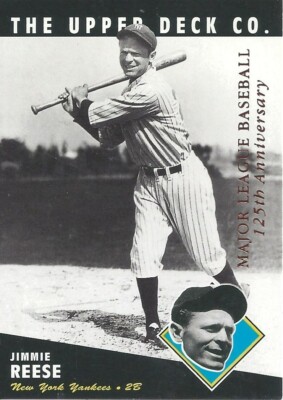 1994 Upper Deck All Time Heroes 125th Anniversary Jimmie Reese 199 ...