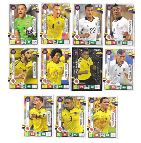 PANINI ADRENALYN FIFA WC ROAD TO RUSSIA 2018, COLOMBIA SQUAD 11 Mint ...