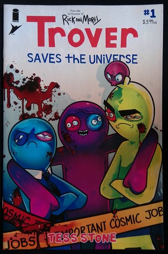 TROVER SAVES THE UNIVERSE #1 ~ NM 2021 IMAGE COMICS ~ TESS STONE COVER ...