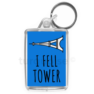 Eiffel Tower Paris France Funny Keyring Joke Gift Key Fob Keychain ...