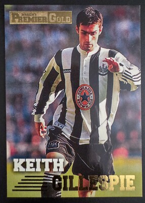 1996-97 Merlin's Premier Gold Soccer Card #107 Keith Gillespie ...
