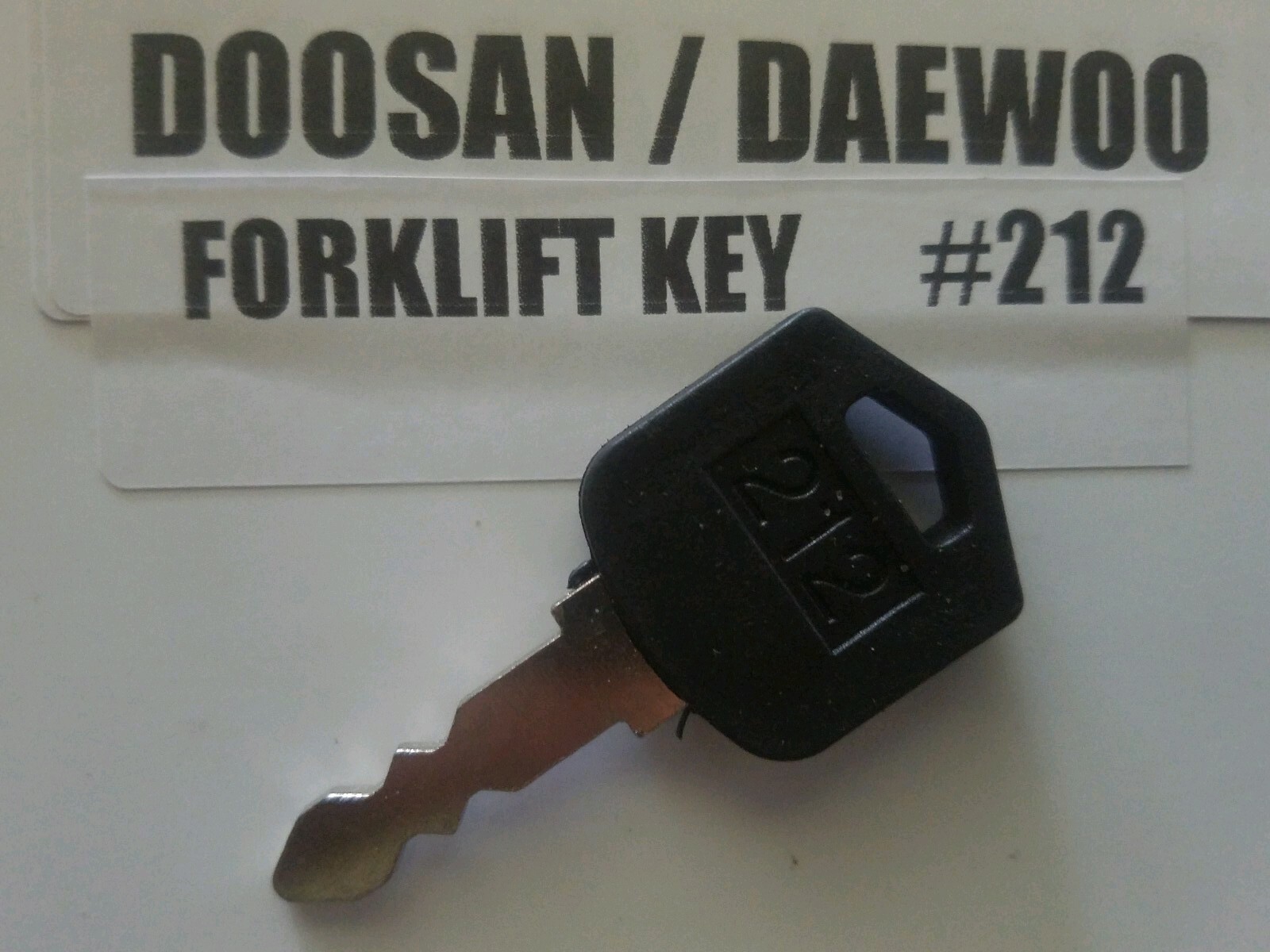 1 Key # 212 Ignition Key For Doosan, Daewoo Forklift Heavy Equipment ...