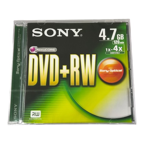 Sony DVD-RW Disc New Sealed 4.7GB 120 Min 1x-4x Compatible | eBay Australia