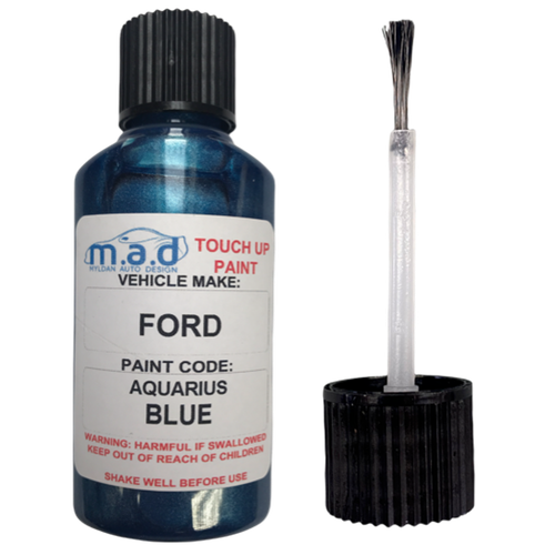 FORD AQUARIUS BLUE PAINT TOUCH UP KIT 30ML FIESTA FOCUS ST MONDEO KUGA ...