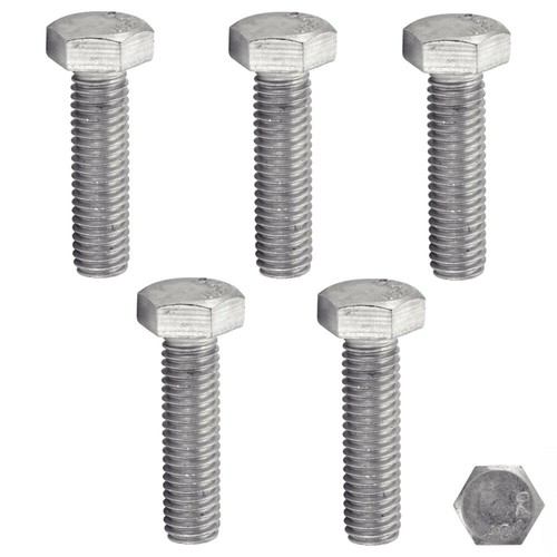 5x VIS H M6 ACIER INOXYDABLE A2 RVS NORME DIN 933 TETE HEXAGONALE ISO ...