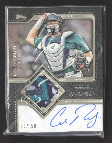 2025 Topps Flagship Patch Auto Cal Raleigh Game Used Patch /50 #tfap2 ...