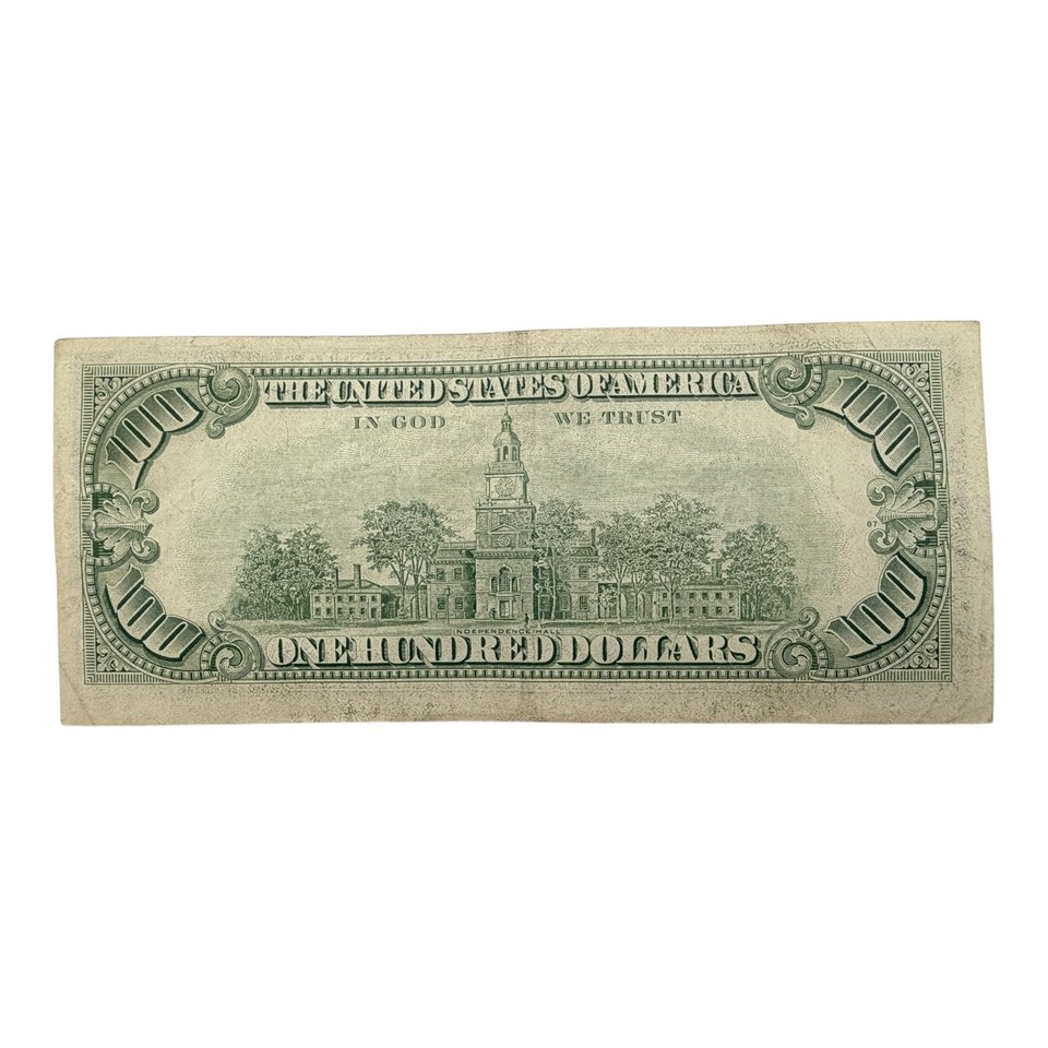 Series 1981 One Hundred Dollar Bill Note $100 Boston 02249662 small ...