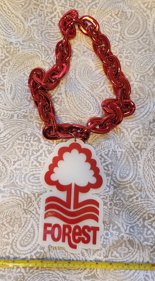 Nottingham Forest Soccer Futbol Oversized Fan Chain Necklace | eBay