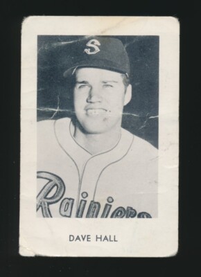 1963 Seattle Popcorn (PCL) -DAVE HALL (Seattle Rainiers) | eBay