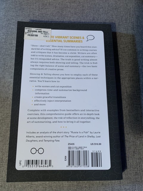Showing and Telling : Learn How to Show and When to Tell for Powerful ...