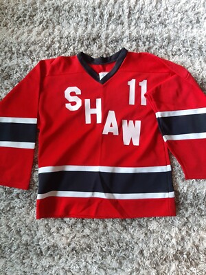 Size Youth Boys XL High School Hockey Jersey Game Worn SHAW #11 ...