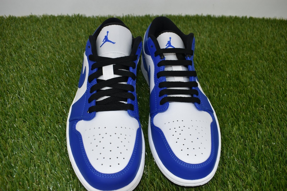 New Nike Air Jordan 1 Low OG Game Royal White 553558-124 New Nike Air Jordan 1 Low OG Game Royal White 553558-124