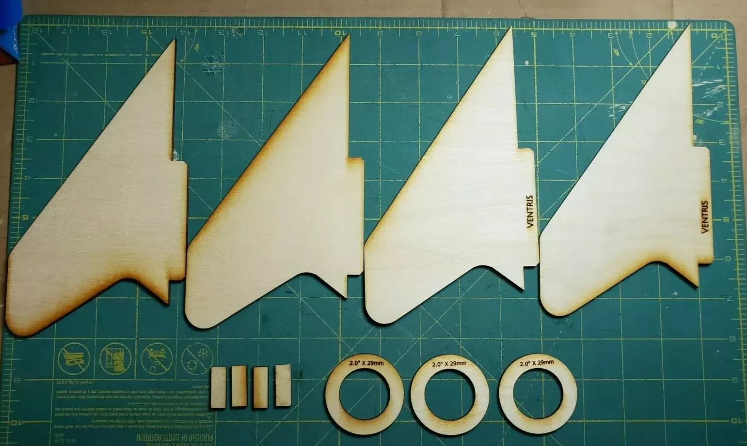 Estes Pro Series II Ventris #9701 Clone Kit using Estes Parts 2.5" dia ...