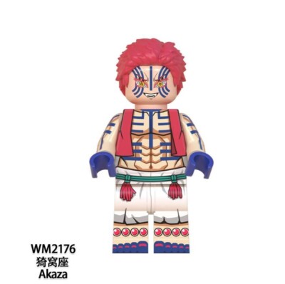 2 inch Custom Demon Slayer Akaza Minifigure with Base, New/Mint | eBay