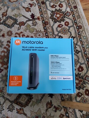Motorola 16×4 Cable Modem Plus AC 1900 | eBay