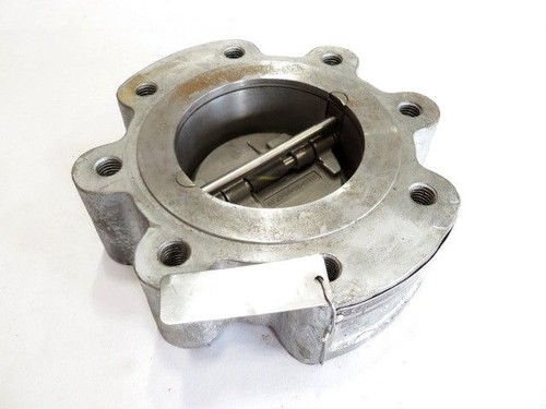 4" Crane Duo-Chek H15SPF1-R73 150# WCB X CF8M Threaded Lug Check Valve ...