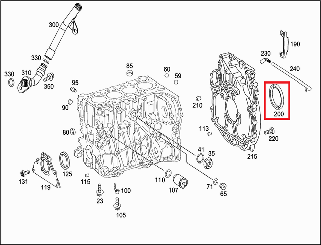 Genuine Mercedes-Benz SPRINTER Euro 5 Radial Shaft Sealing Ring ...