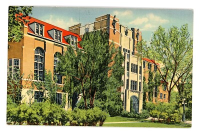 Postcard Michigan League Building of the University of Michigan Ann ...