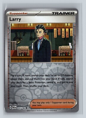 Pokemon TCG - Paradox Rift - Larry - 165/182 X2- Reverse Holo - NM/M | eBay