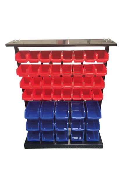 Connect 47 Storage Bin System with Bins and Metal Rack 36998 | eBay UK