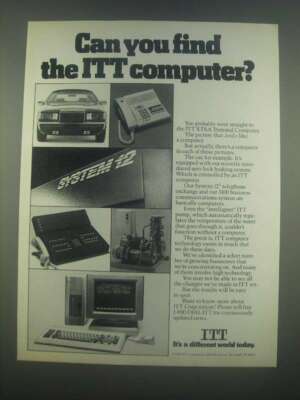 1985 ITT Xtra Personal Computer Ad - Can You Find | eBay