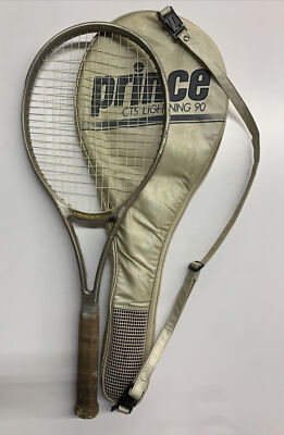 Prince CTS Lightning Mid Plus 4 3/8 MP Midplus Tennis Racket With Case ...