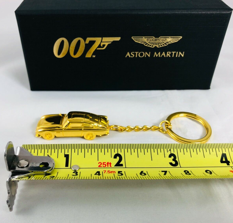 JAMES BOND ASTON MARTIN DB5 GOLD KEYCHAIN 007 NO TIME TO DIE | eBay