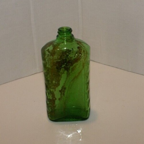 Vintage Art Deco Wildroot Bottle - Collectible Emerald Green Glass 5 FL ...