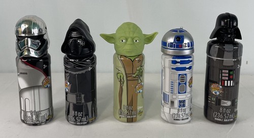 Star Wars Bubbles 5 Pack Darth Vader Captain Phasma Kylo Ren Yoda R2D2 ...
