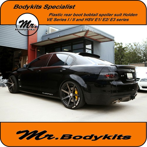 PLASTIC REAR BOOT BOBTAIL SPOILER WING FOR COMMODORE VE SS/SS V/SV6 ...