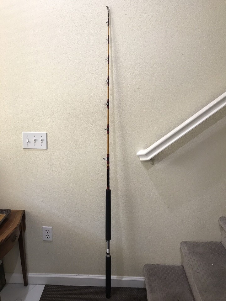 SABRE STROKER CUSTOM MADE CASTING JIGGING TROLLING FISHING ROD 6’6”FT ...