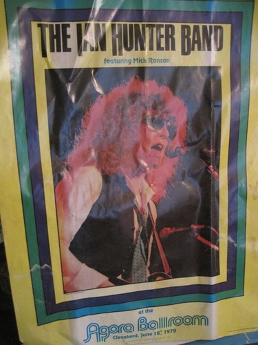 1979 Ian Hunter Band AT THE AGORA BALLROOM CLEVELAND OH Concert Poster ...