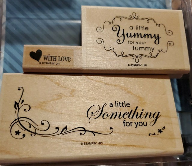 2009 Stampin up Yummy Retired Stamp Set 113782 for sale online | eBay