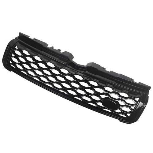 Front Gloss Black Grille Grill Fit 10-18 Land Rover Range Rover Evoque ...