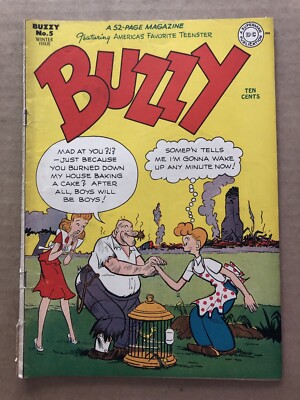 Vintage BUZZY #5 Comic Book Winter 1945 | eBay