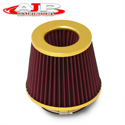 Universal 4" Aluminum Mesh Cold Short Ram Induction Cone Air Intake ...