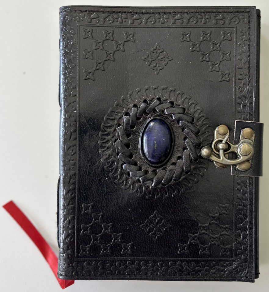 2-Pack Handmade Genuine Leather Diary Journal Notebook Lapis Stone 110 ...