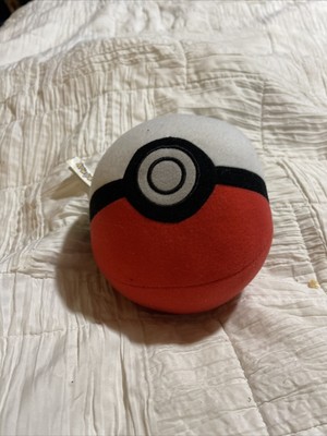 Toy Factory Pokemon 5" Plush Poke Ball Stuffed Toy Red White Black 2022 ...