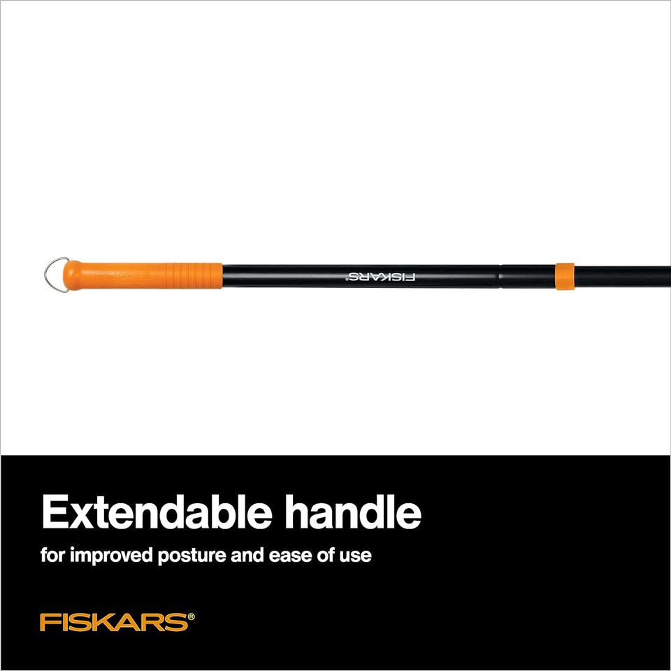 Fiskars Extendable Hand Tiller Cultivator 40"-60" Telescoping Tool for ...