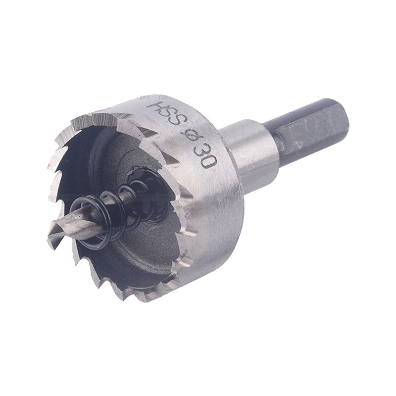 12mm-50mm HSS Drill Bit Hole Saw Tooth Set Stainless Steel Metal Alloy ...