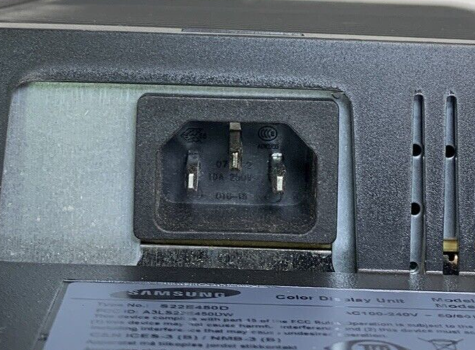 Samsung S22E450D 22" LCD Monitor w/ Stand, VGA & Power Cords | eBay